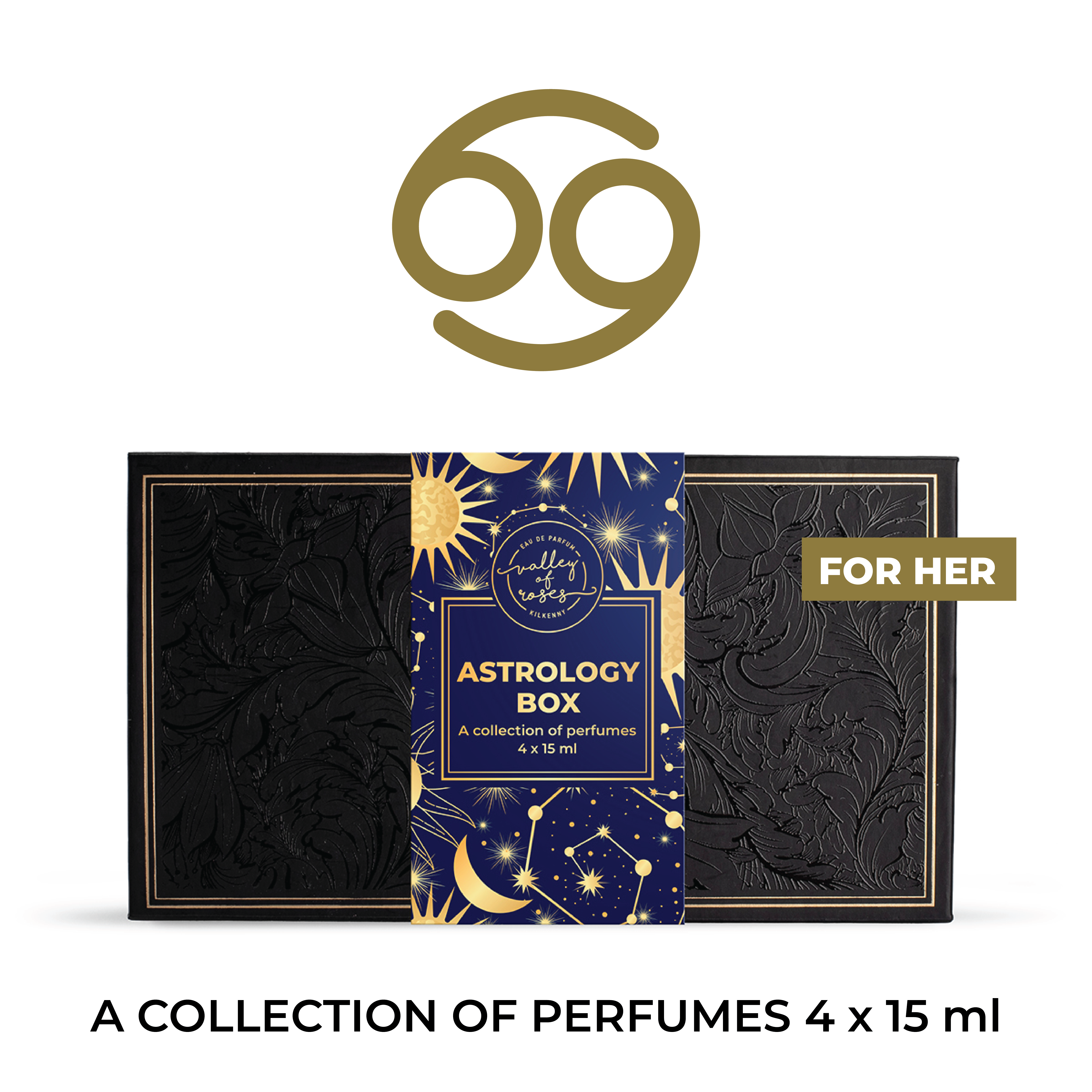 Cancer Astrology Box for Her - Perfume Gift Set – Valley of Roses